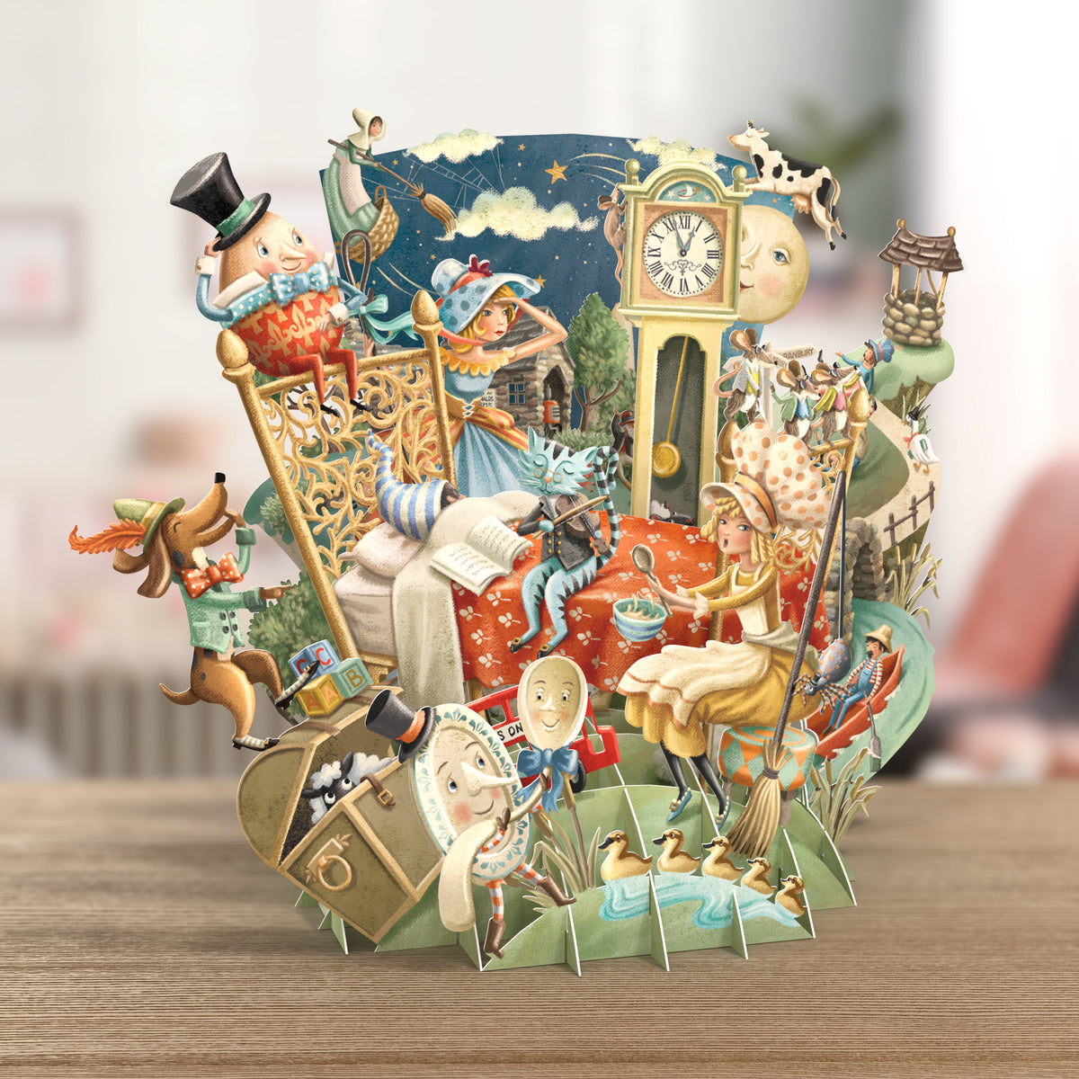 "Nursery Rhymes" - Top of the World Pop Up Greetings Card – Me&McQ