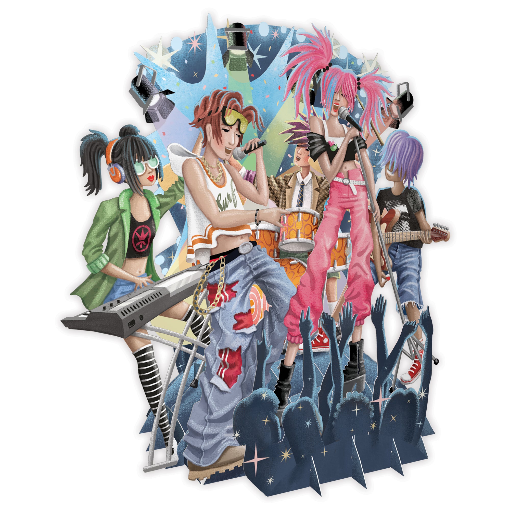 "Pop Up Pop!" Top of the World Pop Up Greetings Card – Me&McQ