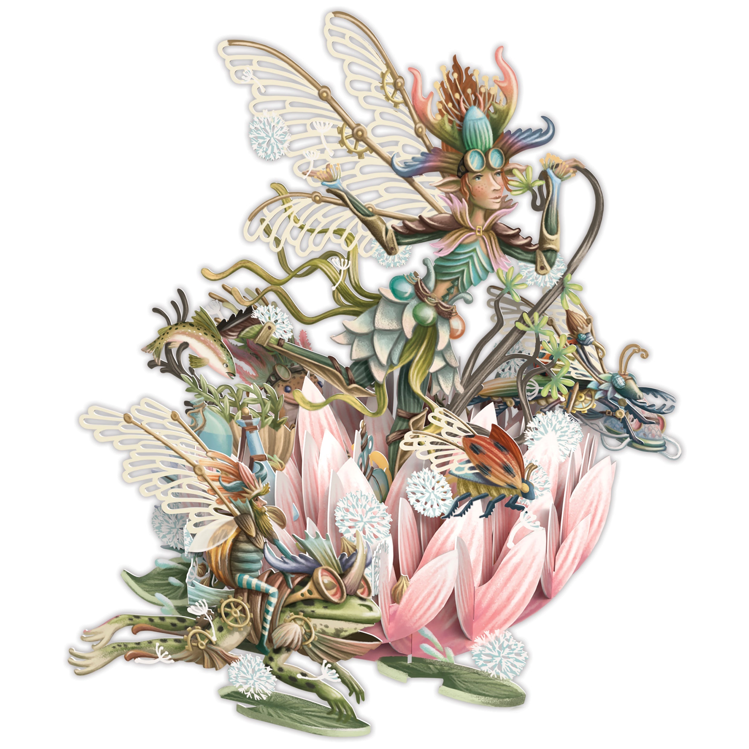"River Fairy" - 3D Pop Up Greetings Card – Me&McQ